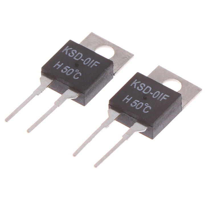 [North Bring] 2Pcs Normally Open Thermal Switch Temperature Sensor ...