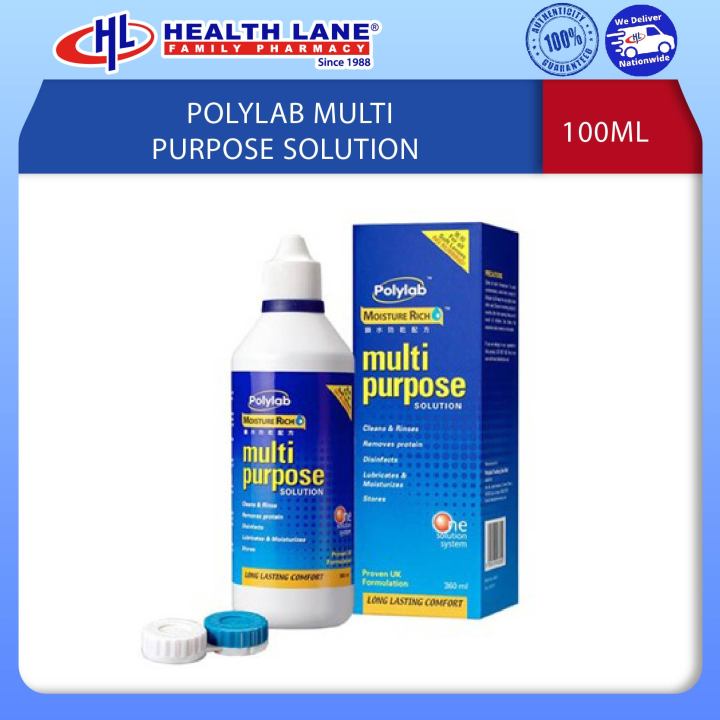 POLYLAB MULTI PURPOSE SOLUTION 100ML | Lazada
