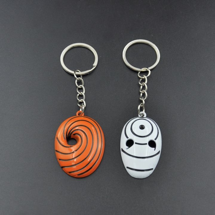Naruto Anime Keychain Cartoon Uchiha Obito UchihaMadara Naruto Metal ...