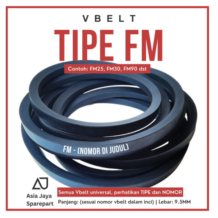 OTO - FM60 2600 TIPE FM Fan Belt Mesin Cuci Vanbelt Mobil Tali Kipas ...