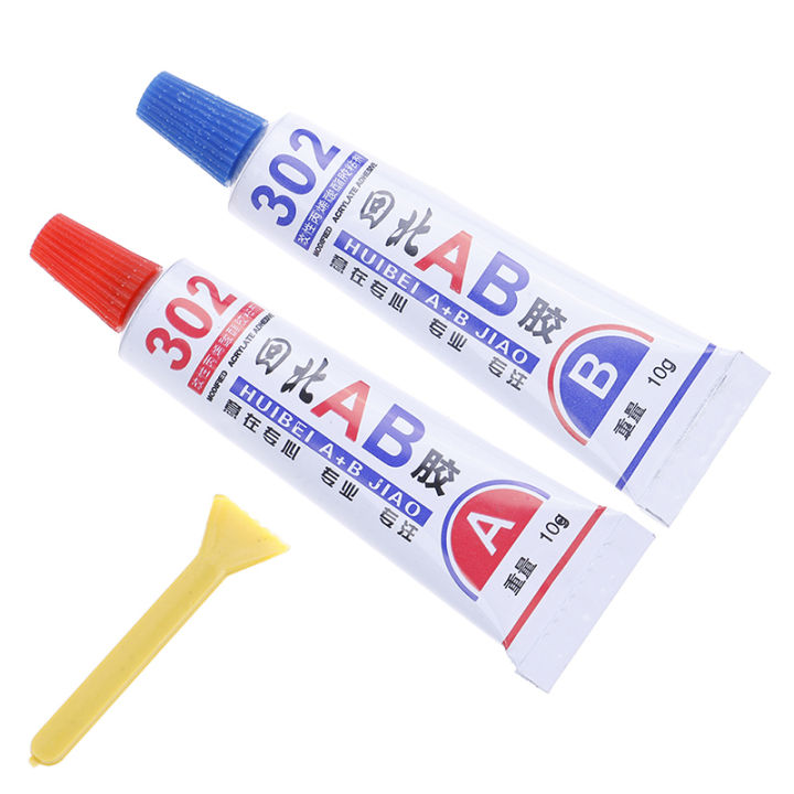 Super AB Glue 302 Strong Cyanoacrylate Liquid Epoxy Resin Leather ...