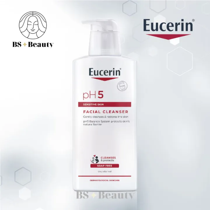 Sữa rửa mặt pH5 cho da nhạy cảm Eucerin Facial Cleanser Sensitive Skin ...