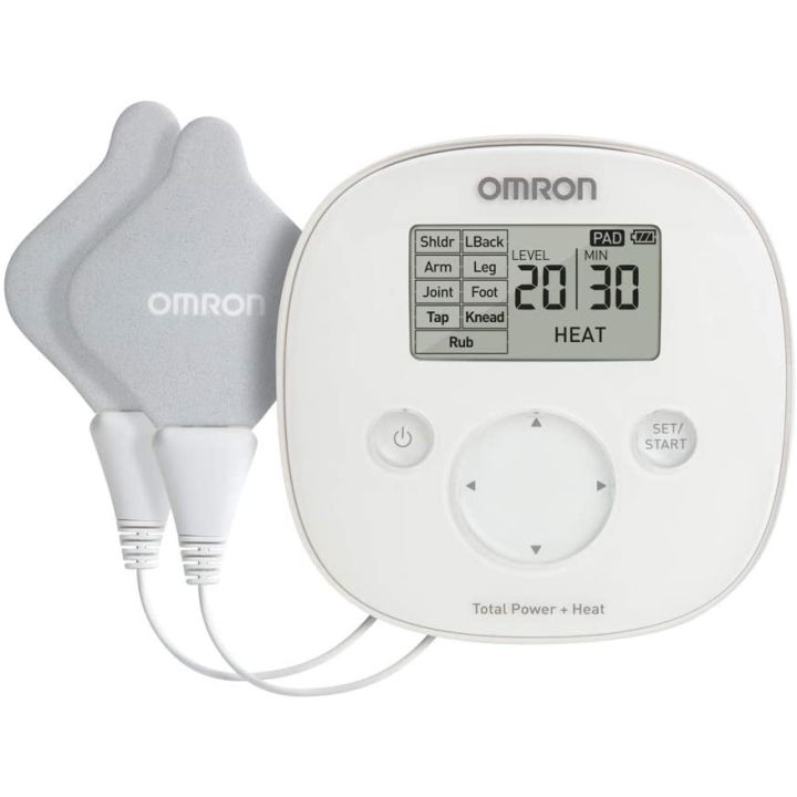 OMRON Total Power + Heat TENS Unit Muscle Stimulator, Simulated Massage ...