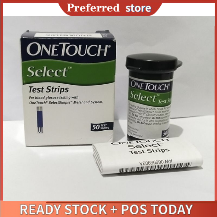 One Touch / Onetouch Select Simple 50pcs Strips ( Expiry: March 2025 ...