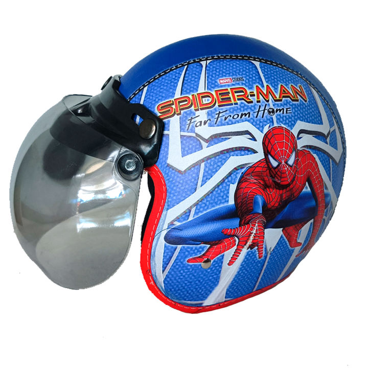 JLZ - Helm Anak Bogo Retro Klasik Full Kulit Printing Imut Lucu /helm ...
