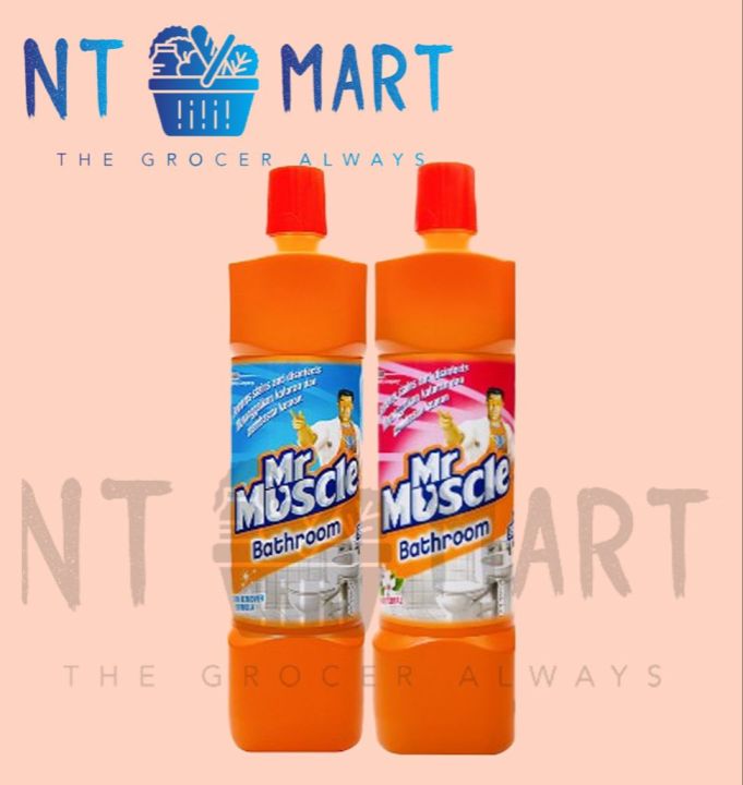 Mr Muscle Bathroom Stain Remover / Pink Floral (900ml) / (450ml) | Lazada
