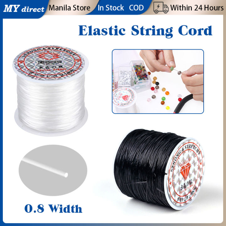 50m/Roll Strong Stretchy Elastic Rope Cord 0.8mm Crystal String for ...