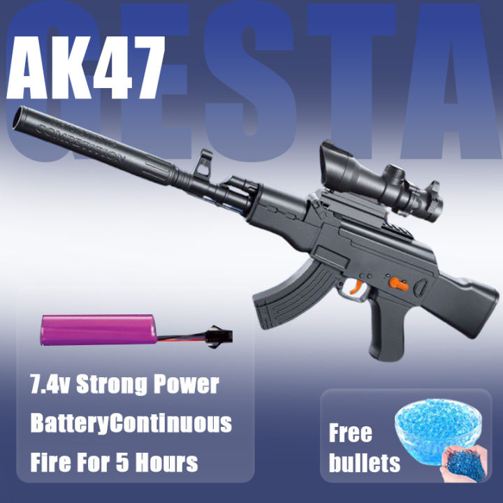 Automatic AK47 Gel Blasters Submachine Gun for Kids Adults Baril ...