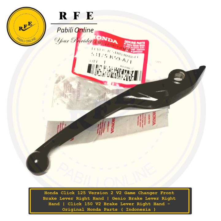 Honda Click 125 Version 2 V2 Game Changer Front Brake Lever Right Hand ...