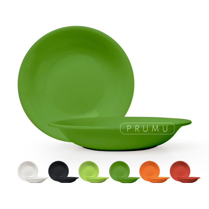 Piring Makan Melamin 9 inch - Piring Cekung - Piring Lontong - Piring ...