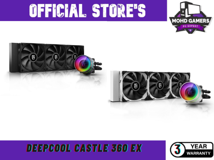 Deepcool CASTLE 360EX 64.4 CFM Liquid CPU Cooler | Lazada