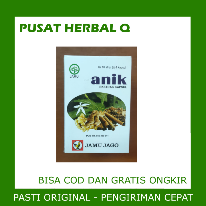 JAMU ANIK KAPSUL PER BOX | Lazada Indonesia