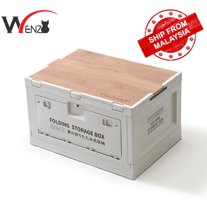 Camping Multifunctional Plastic Folding Box Plastic Storage Box with ...