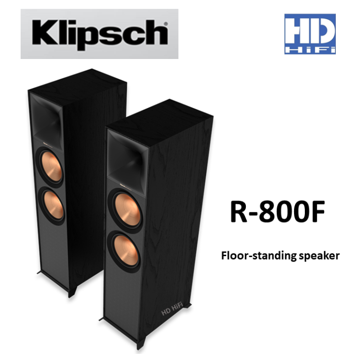 Klipsch R-800F Floorstanding speaker Black | Lazada.co.th