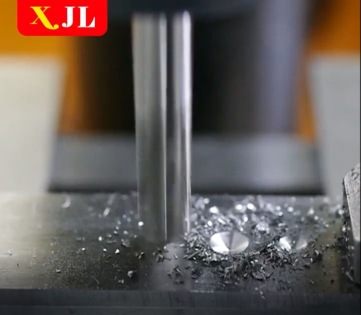 XJL Fixed point center spot drill 90 degree tungsten steel chamfering ...