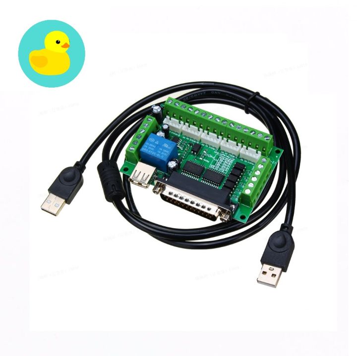 MACH3 CNC 5 Axis Stepper Motor Driver Interface Adapter Board Module ...