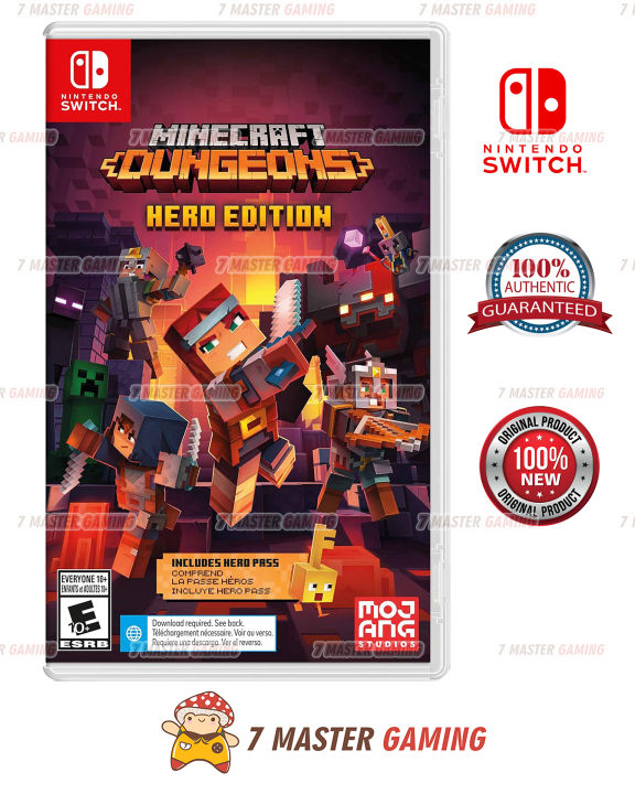 Minecraft Dungeons: Hero Edition - Nintendo Switch OLED / V2 / LITE ...