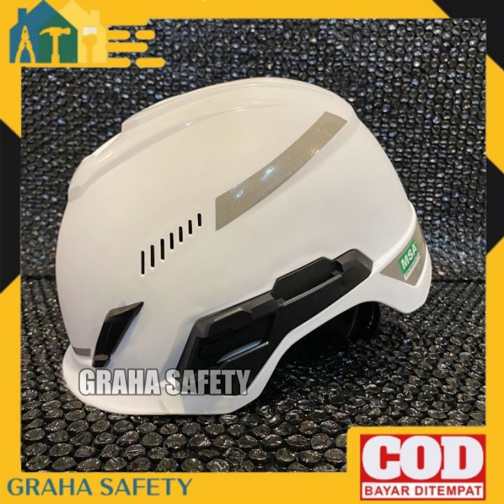 Helm Safety Climbing MSA H1 Trivent - Safety Helmet Climbing MSA SNI ...