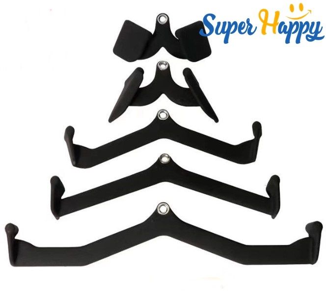 🔥(Set 5 ชิ้น)Grip Handle Power Grips Cable Machine Accessories อุปกรณ์ ...