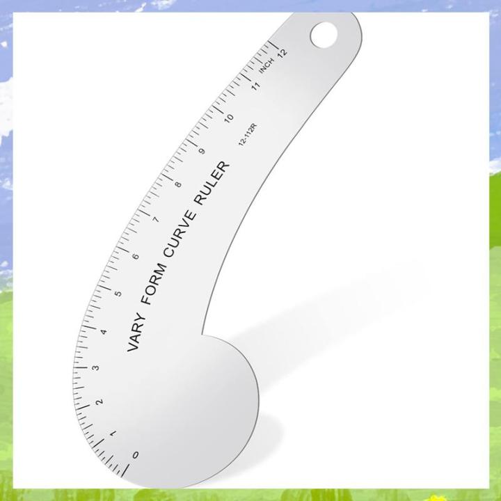 (ZGXN) Vary Form Curve Ruler Solid Metal French Curve Hip Curve Ruler ...