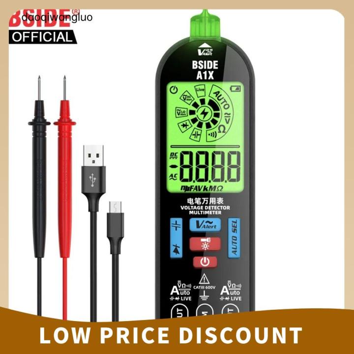 DAOQIWANGLUO Smart Digital Multimeter Rechargeable AC DC Voltage ...