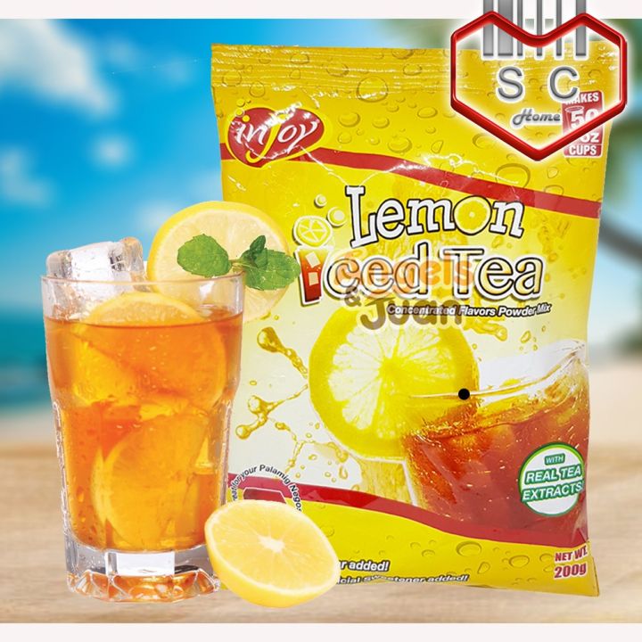 Injoy Lemon Iced Tea 200g Supercharge | Lazada PH