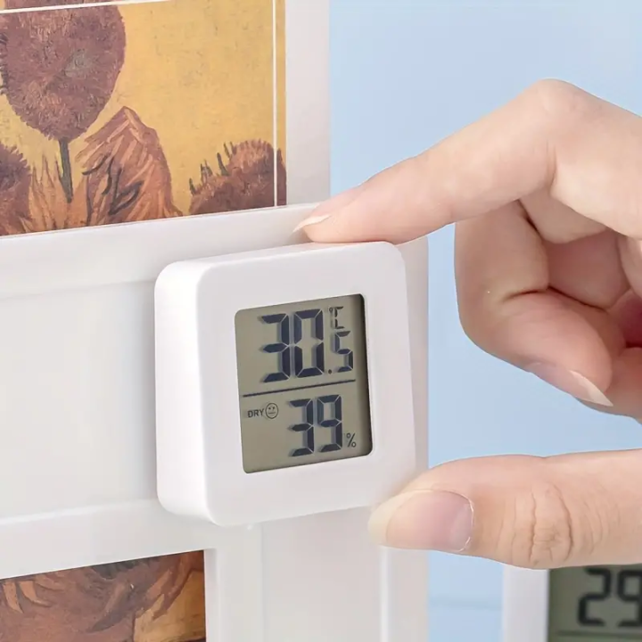 Mini Indoor Thermometer Digital LCD Temperature Sensor Humidity Meter ... Mini Indoor Thermometer Digital LCD Temperature Sensor Humidity Meter ...