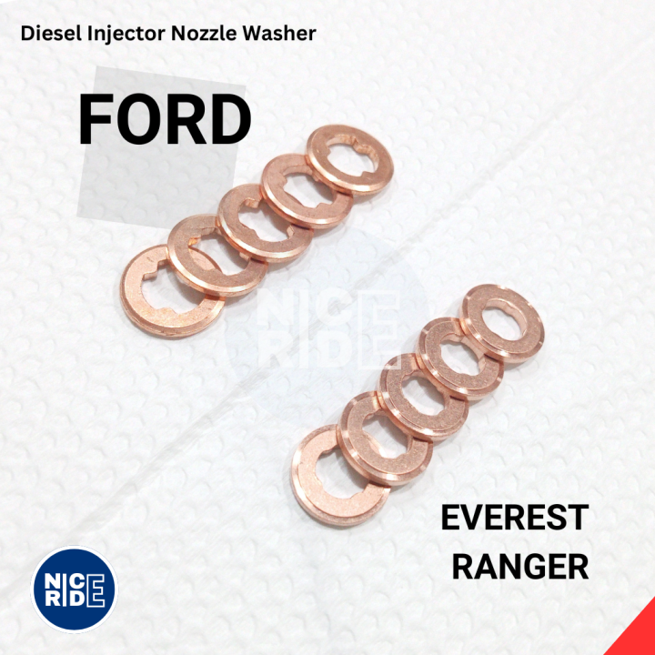 Diesel Injector Nozzle Washer Ford Everest Ranger 2.5 / 3.0 / 2.2 / 3.2 ...