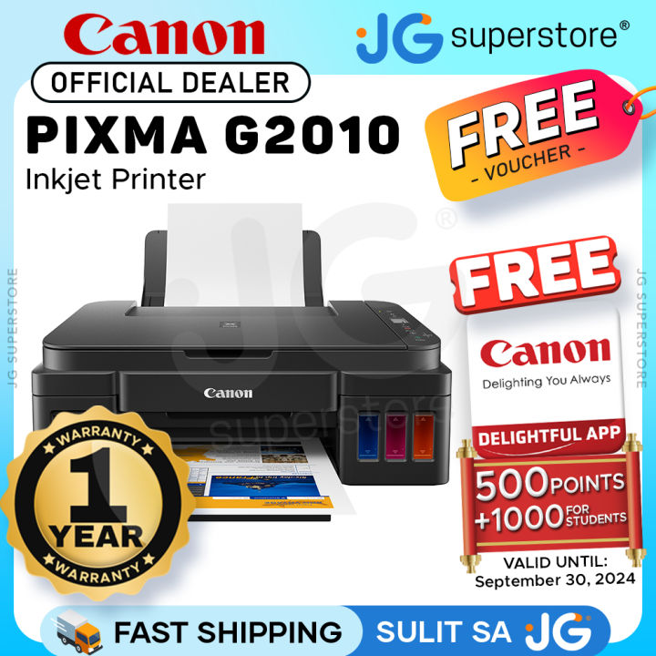 Canon PIXMA G2010 Refillable Inkjet Printer with 1200DPI Printing ...