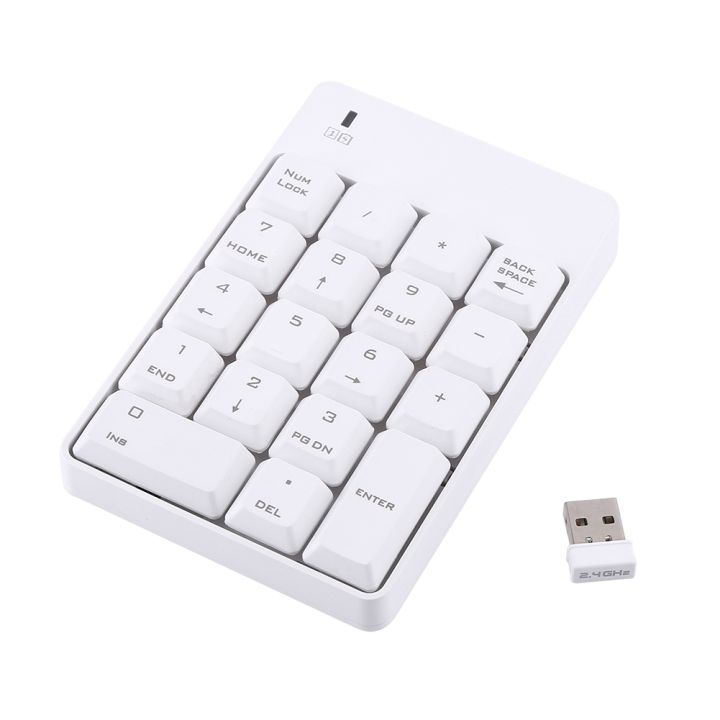 COD 2.4GHz Wireless USB Numeric Keypad Numpad Number 18 keys Laptop PC ...