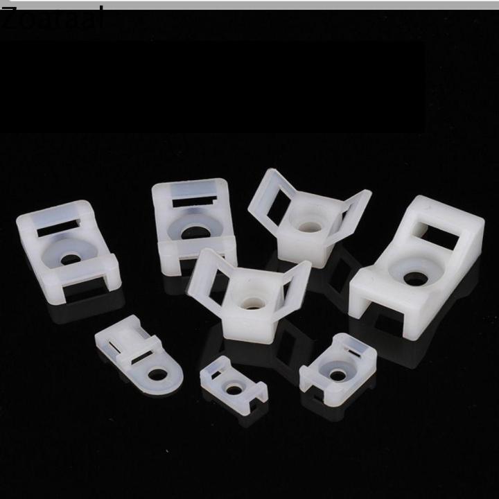 ZOATAAL Hc-1s With Screw Holes Hc-2 Wire Buddle Cable Tie Base Plastic ...