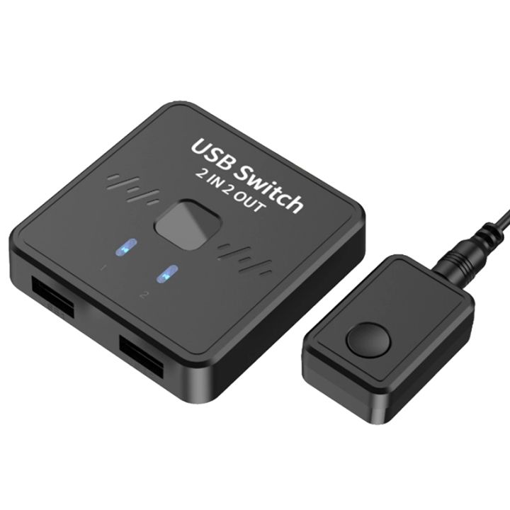 GO Auto-USB Switch 2 in 2 Out Mouse Printer Scanner Webcam Between Two ...