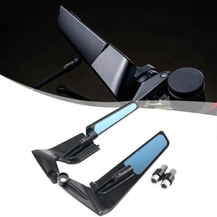 Adjustable Rotating Mirror Adjustable Motorcycle Winglet Rearview ...