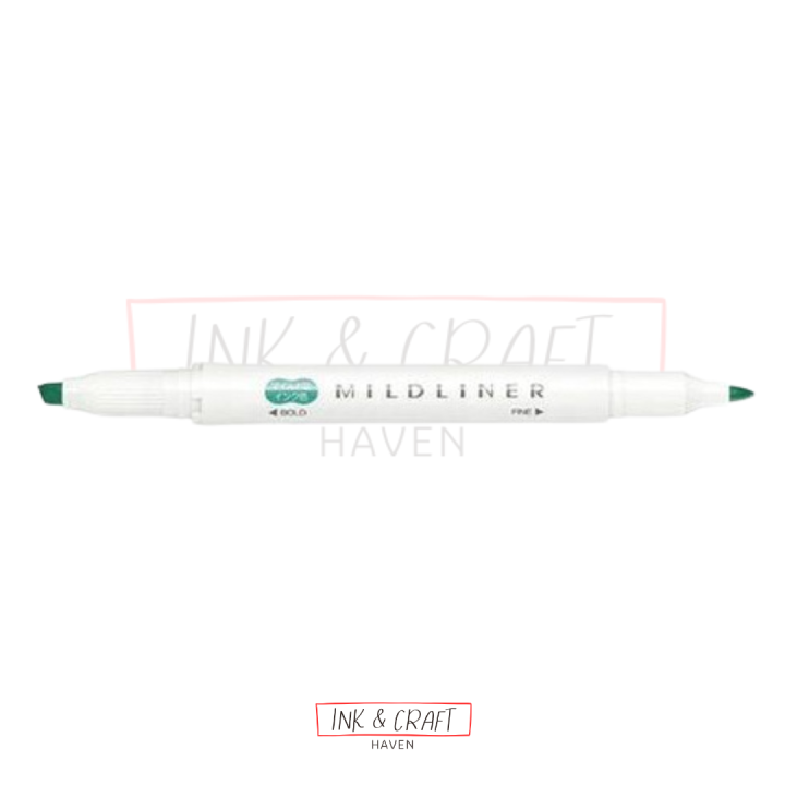 Zebra Mildliner MILD SUMMER GREEN Double-Ended Highlighter | Lazada PH