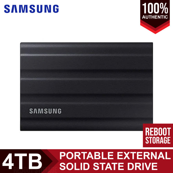 Samsung T7 Shield Portable SSD 4TB External Solid State Drive USB 3.2 ...