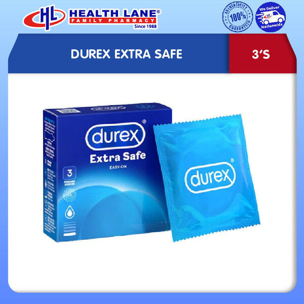 DUREX EXTRA SAFE 3'S | Lazada