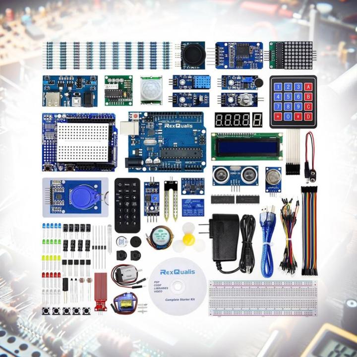 Arduino UNO R3 Development Kit with Complete Tutorial for Makers and ...