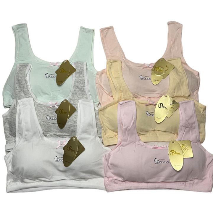 [3/6/12 Pcs] Promo BH Miniset Polini AC961 polyester termurah motif ...