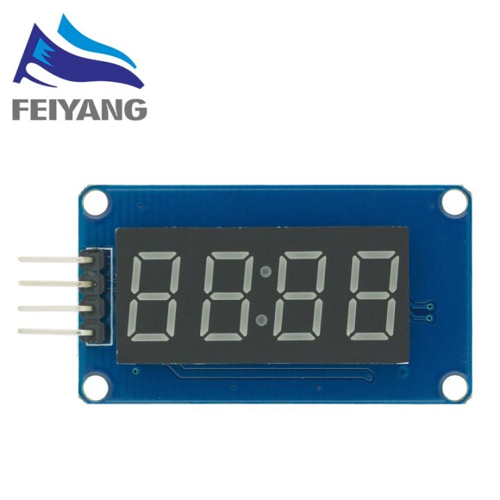 4 Bit TM1637 7 Segments Digital Display Tube Red 4-Digit LED Display ...