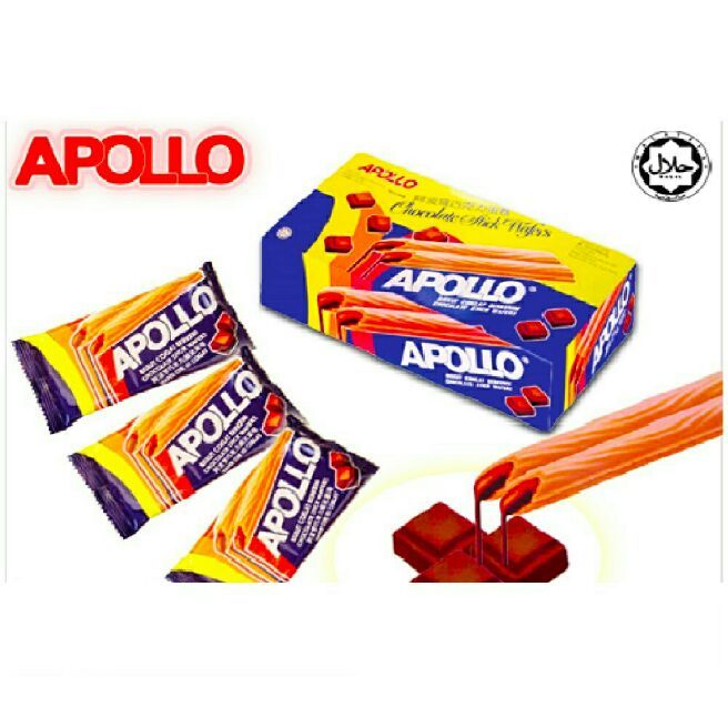 Apollo Chocolate Wafer Stick 30 sachets x 11 grams | Lazada