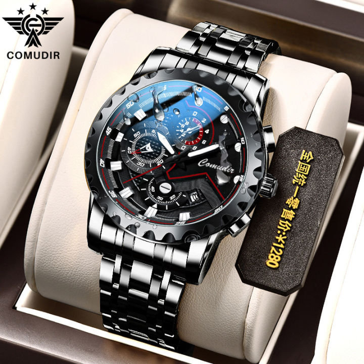 COMUDIR Watch for Mens Original Automatic Design Trend Sports Quartz ...