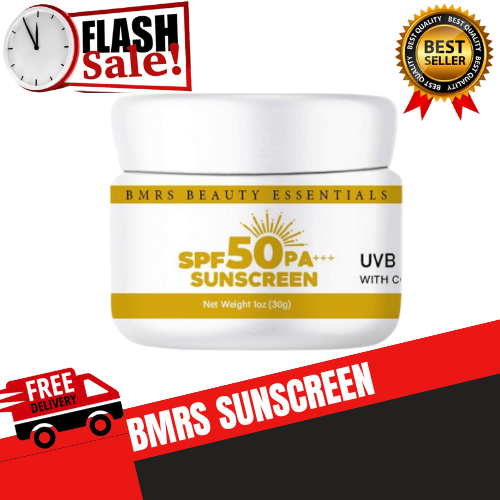 Sunscreen UVB and UVA Protection with Collagen and Glutathione BMRS Spf ...