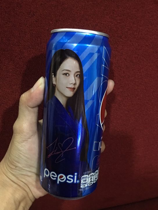 สะสม Pepsi x ฺBlackpink Limited Edition size 325 ml.1 กระป๋อง (รูปจีซู ...