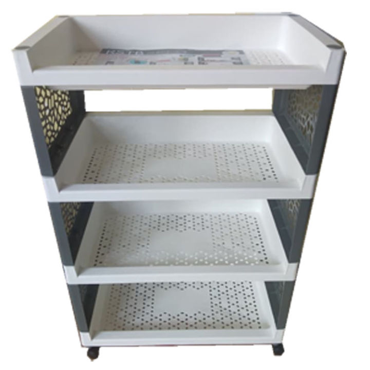 rak susun tingkat (4.susun) serbaguna (roda)merek tabitha | Lazada ...