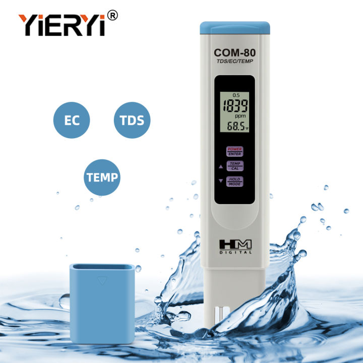 HM Digital TDS EC Meter COM-80 EC/TDS/Thermometer Water Quality Tester ...