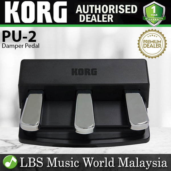 Korg PU-2 Pedal Unit with 3 Pedal Damper Soft for Piano Practice B1 SP ...