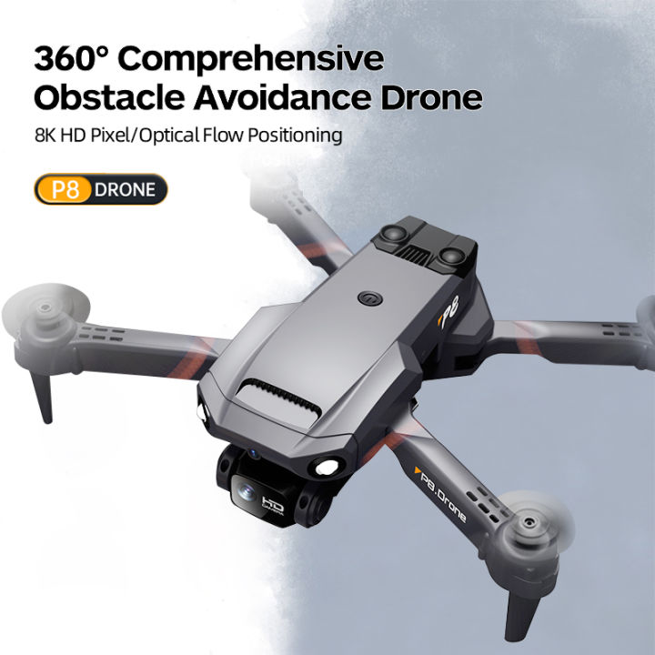 Professional P8 4K Drone Four Way Obstacle Avoidance Aircraft FPV 5G ...