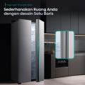 HISENSE-RS588N4IGN-Kulkas 2 Pintu (Refrigerator) Lemari Es Side by Side ...
