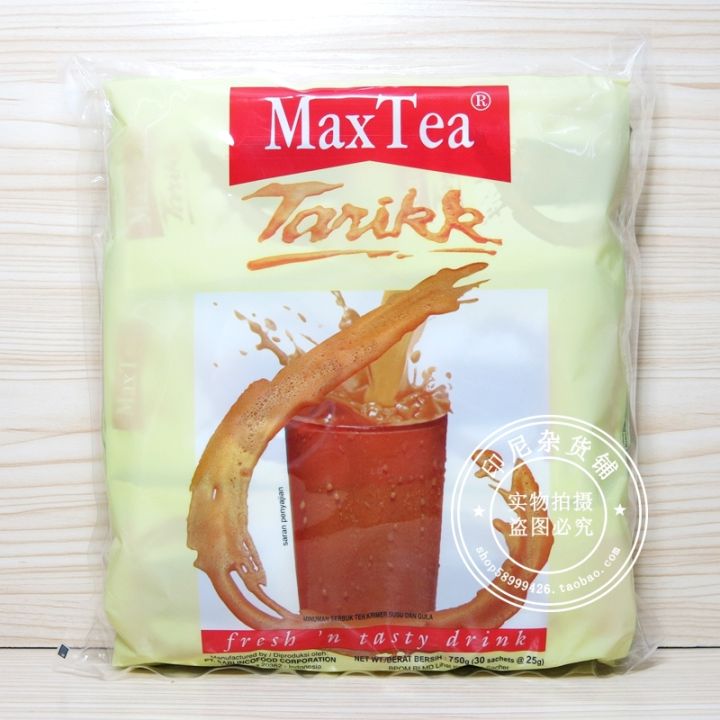 Spot postage Indonesian original teh tarik 30 package 750g MAXTEA ...