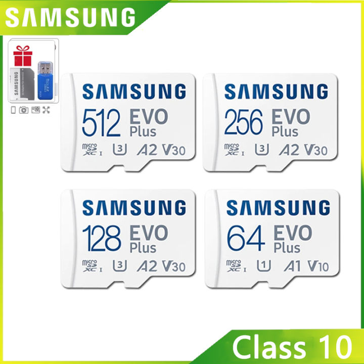 Samsung EVO PLUS high-speed flash card, 64GB, 1TB, V30, A2, U3, V10 ...